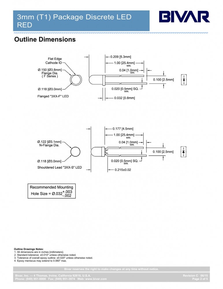 BIVAR 3HD-F datasheet page 2