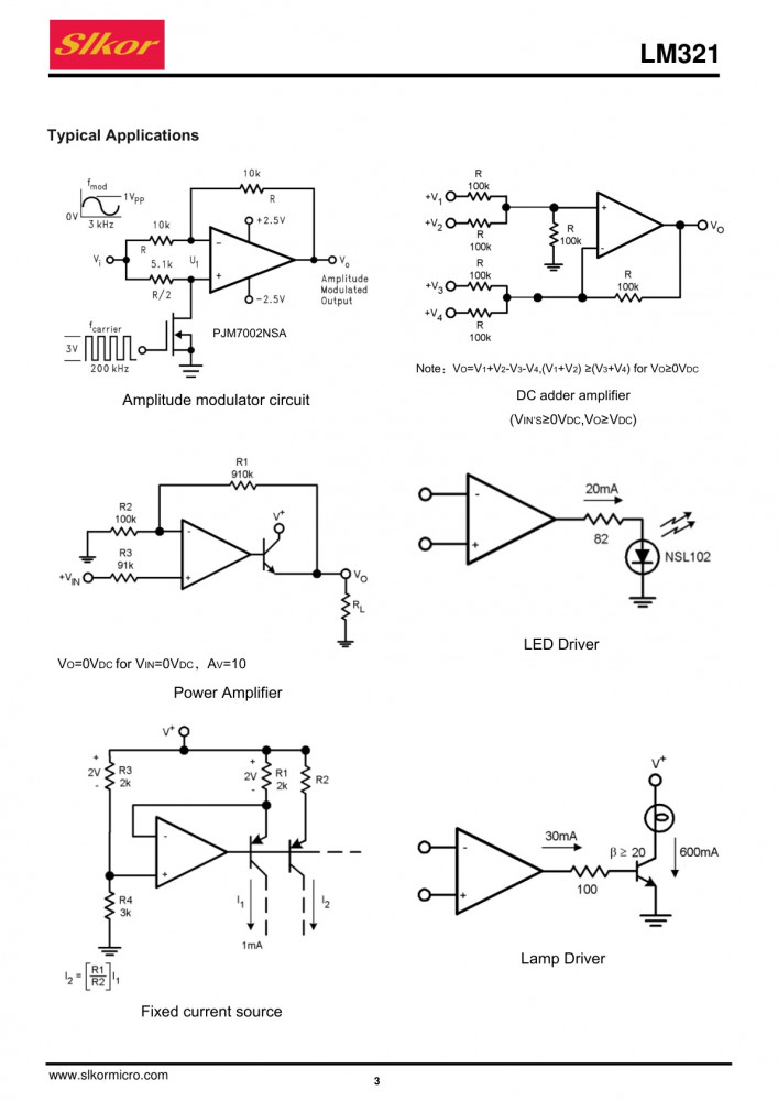 LM321 datasheet page 3