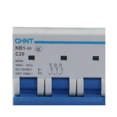 CHINT NB1-63 3P C20 6kA(R) Miniature Circuit Breaker for sale