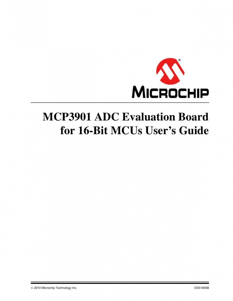 MCP3901EV-MCU16 user guide page 1