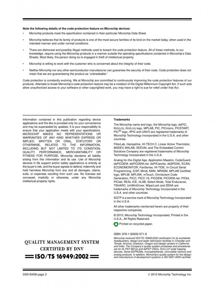 MCP3901EV-MCU16 user guide page 2