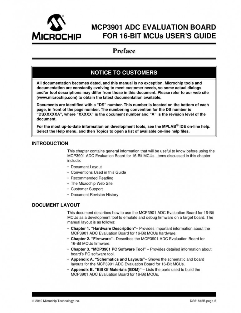 MCP3901EV-MCU16 user guide page 5
