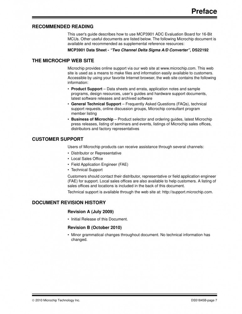 MCP3901EV-MCU16 user guide page 7