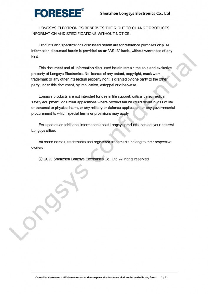 FD4AU3200C8GSE datasheet page 2