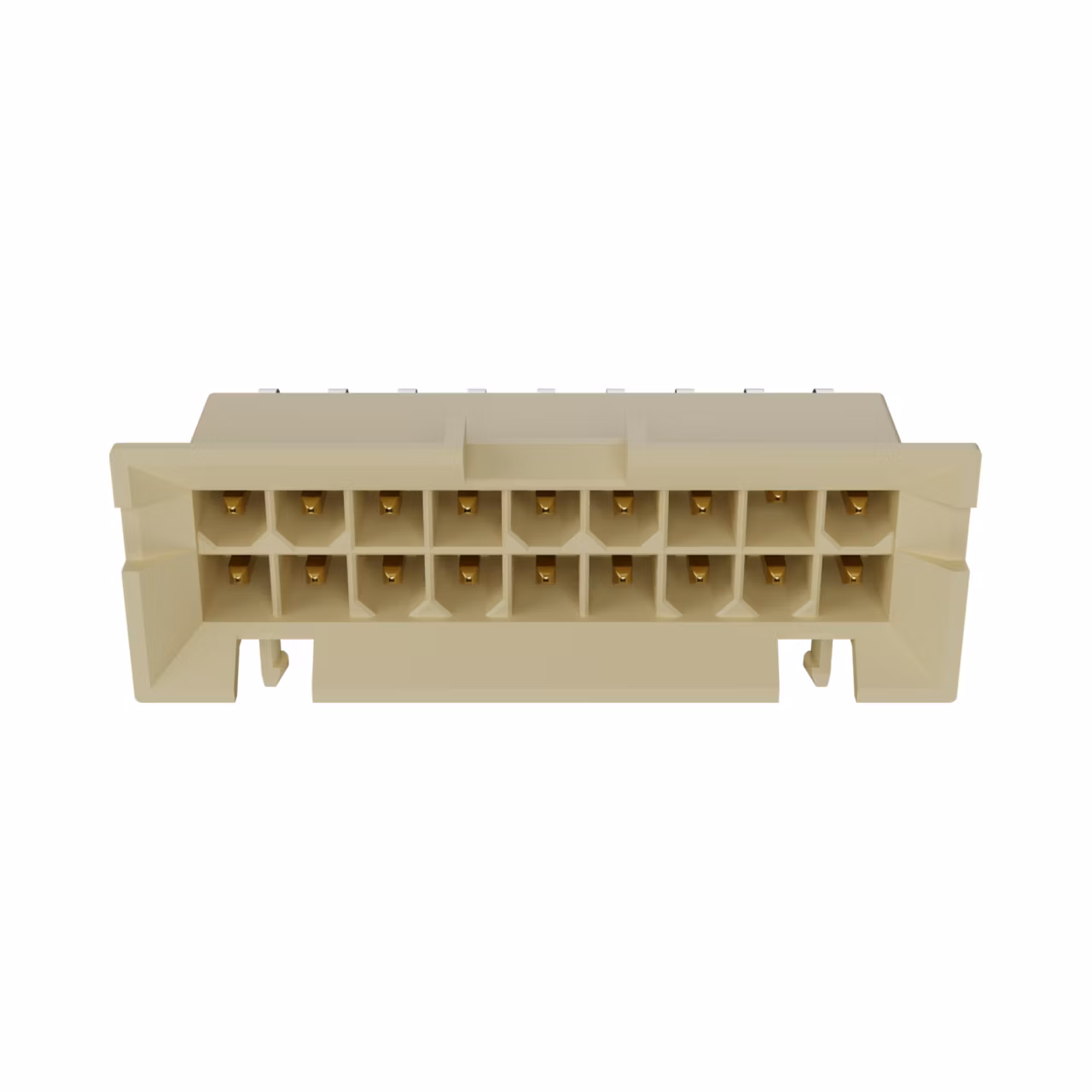 Mini-Fit BMI First Mate / Last Break Header, 4.20mm Pitch, Dual Row, Right-Angle, 18 Circuits, Nylon 6/6 UL 94V-0, Gold (Au) Plating for sale
