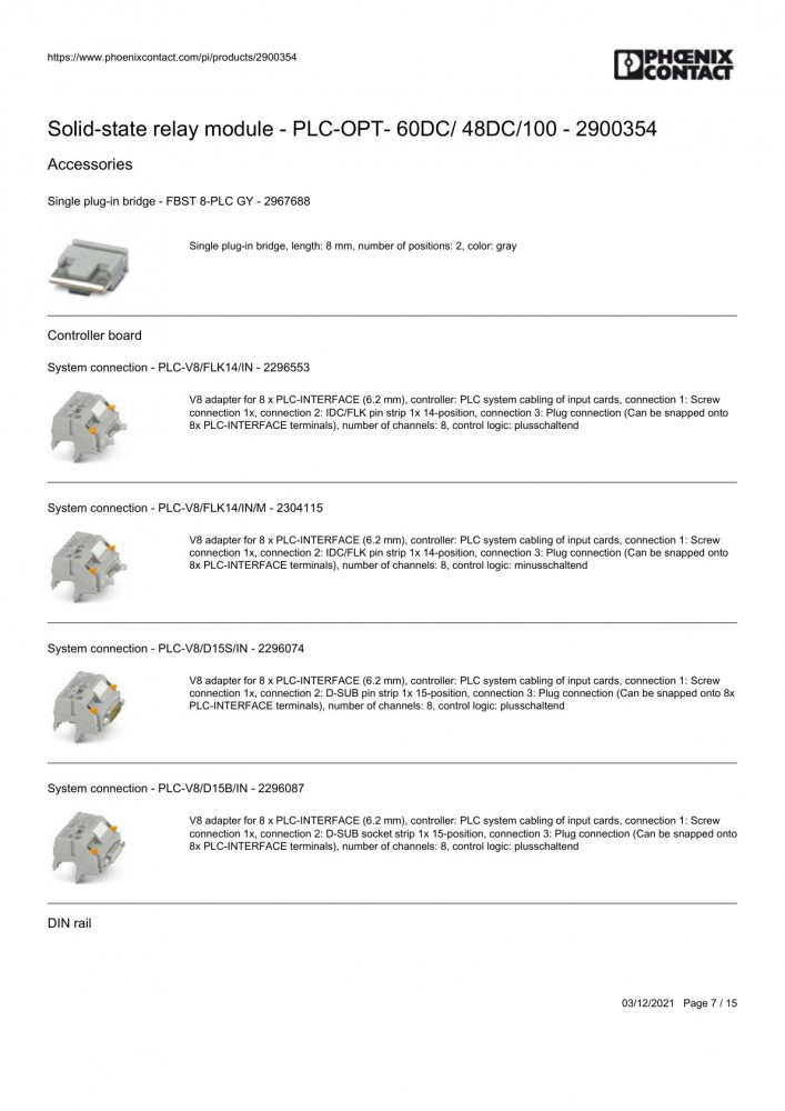 Phoenix Contact 2900354 document page 7