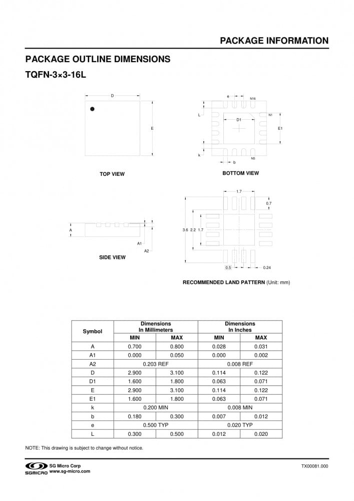 SGM4520 datasheet page 7