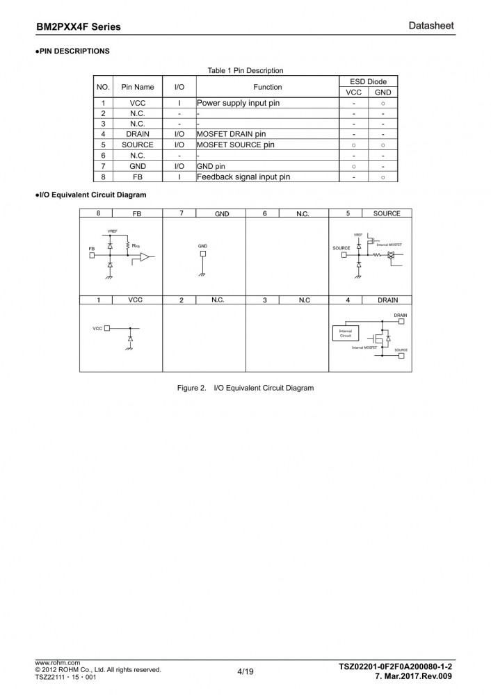 BM2P054F-GE2 datasheet page 4