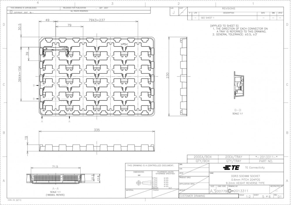 TE Connectivity 2-2013311-1 drawing page 5