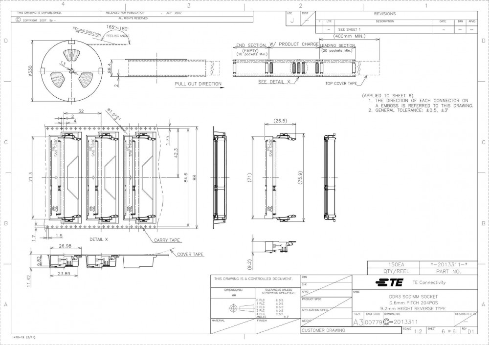 TE Connectivity 2-2013311-1 drawing page 6