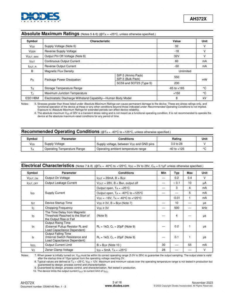 AH3724-W-7 datasheet page 3