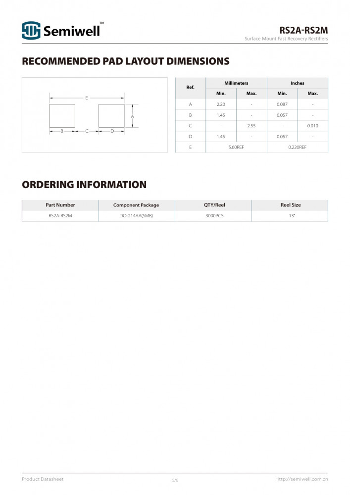 Semiwell RS2B datasheet page 5