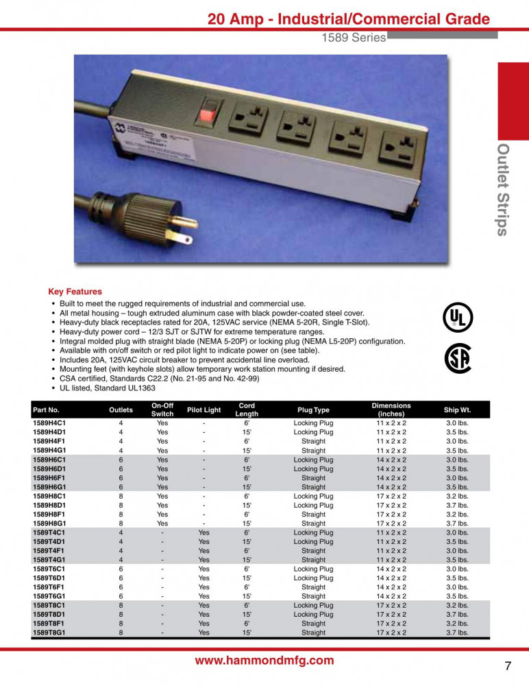 Hammond catalog page image 7