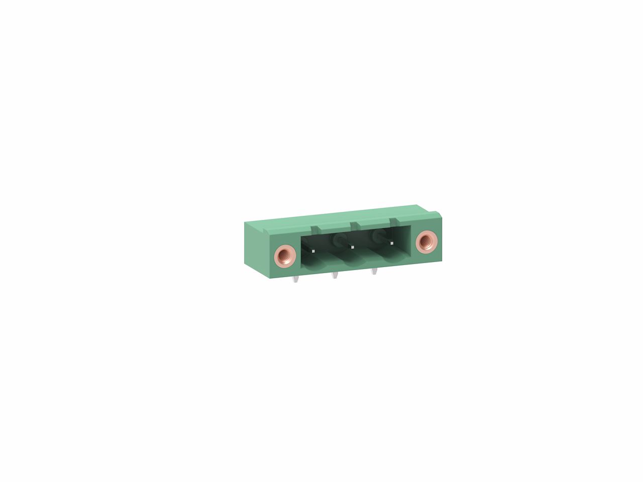 7.62mm Pitch Eurostyle Right-Angle PCB Header, with Retention Ends, 3 Circuits for sale