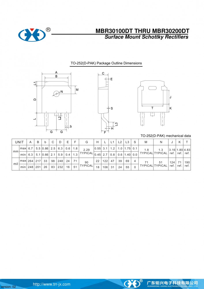 MBR30100DT datasheet page 3