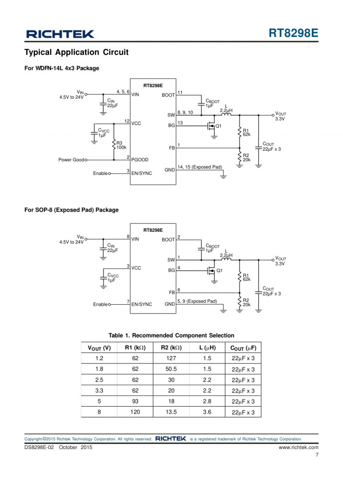 RT8298E datasheet page 7