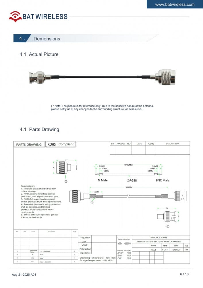 BWNJ-BNCJ-RG58L1000 datasheet page 6