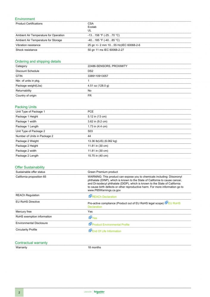 XS4P30NA340 technical document page 2