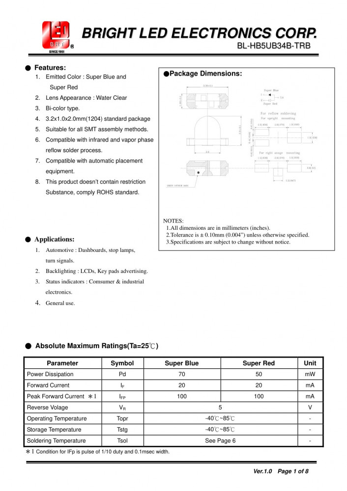 BL-HB5UB34B-TRB document page 1