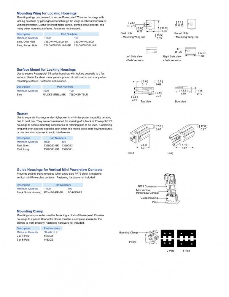 Anderson Power PP75 datasheet page 6