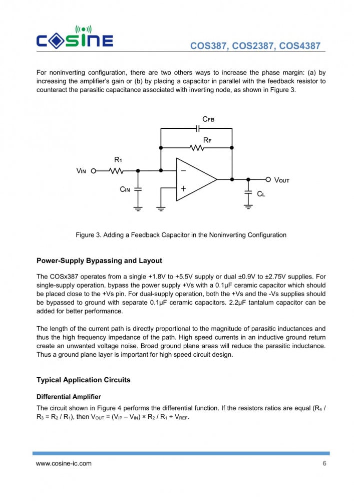COS2387SRA datasheet page 6