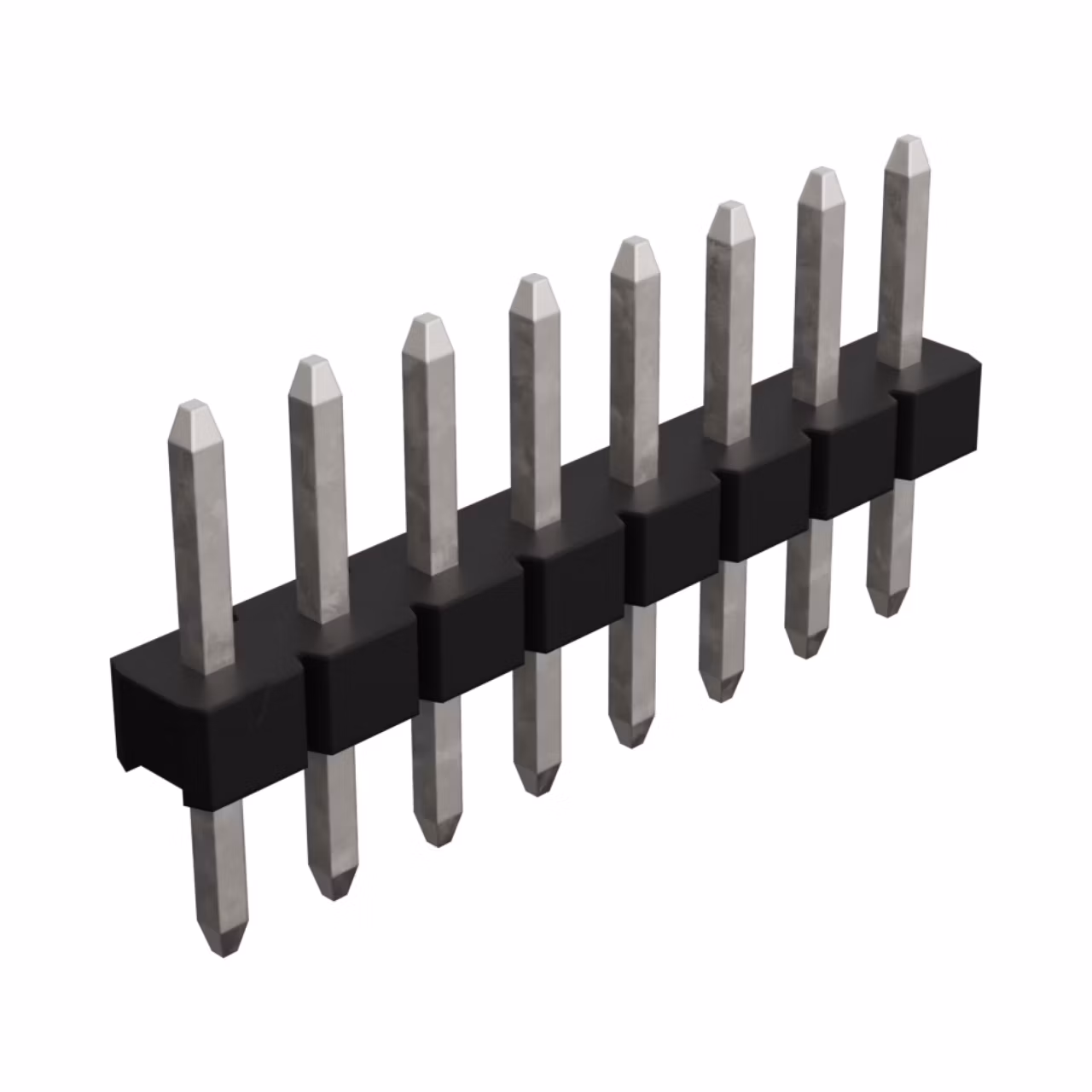 2.00mm Pitch Milli-Grid Header, Vertical, Through Hole, Breakaway, 8 Circuits, 2.50µm Tin (Sn) Plating, Mating Pin Length 3.70mm, Tail Length 3.00mm, Lead-Free for sale