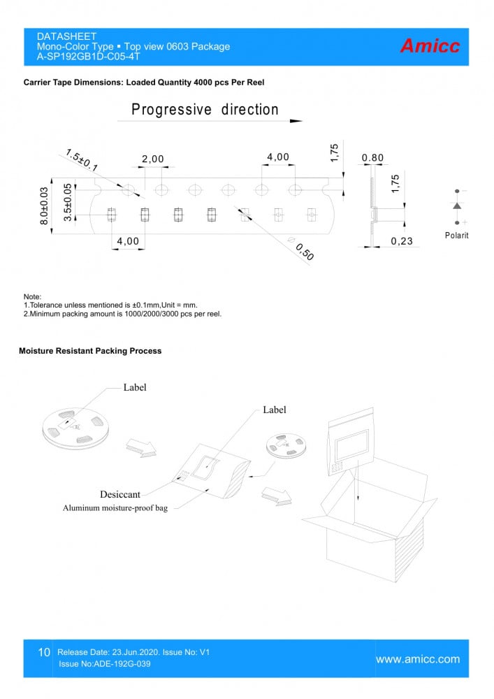 A-SP192GB1D-C05-4T datasheet page 10
