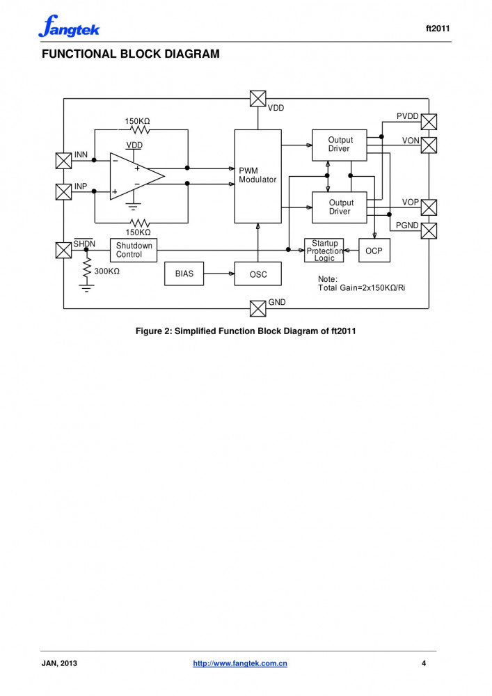 FT2011M datasheet page 4