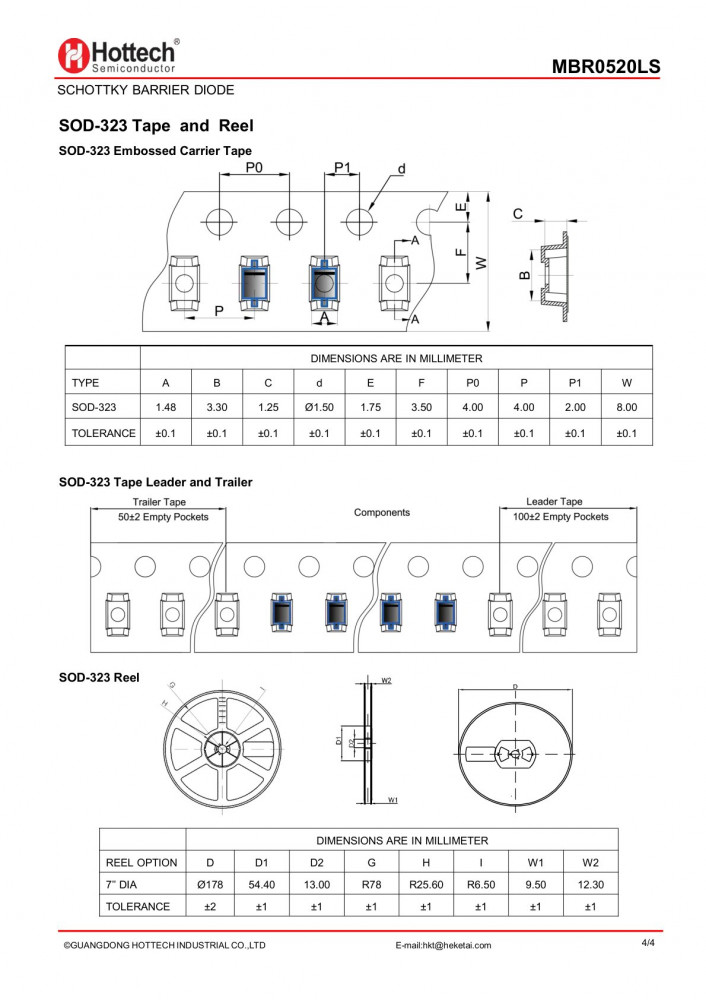 MBR0520LS datasheet page 4
