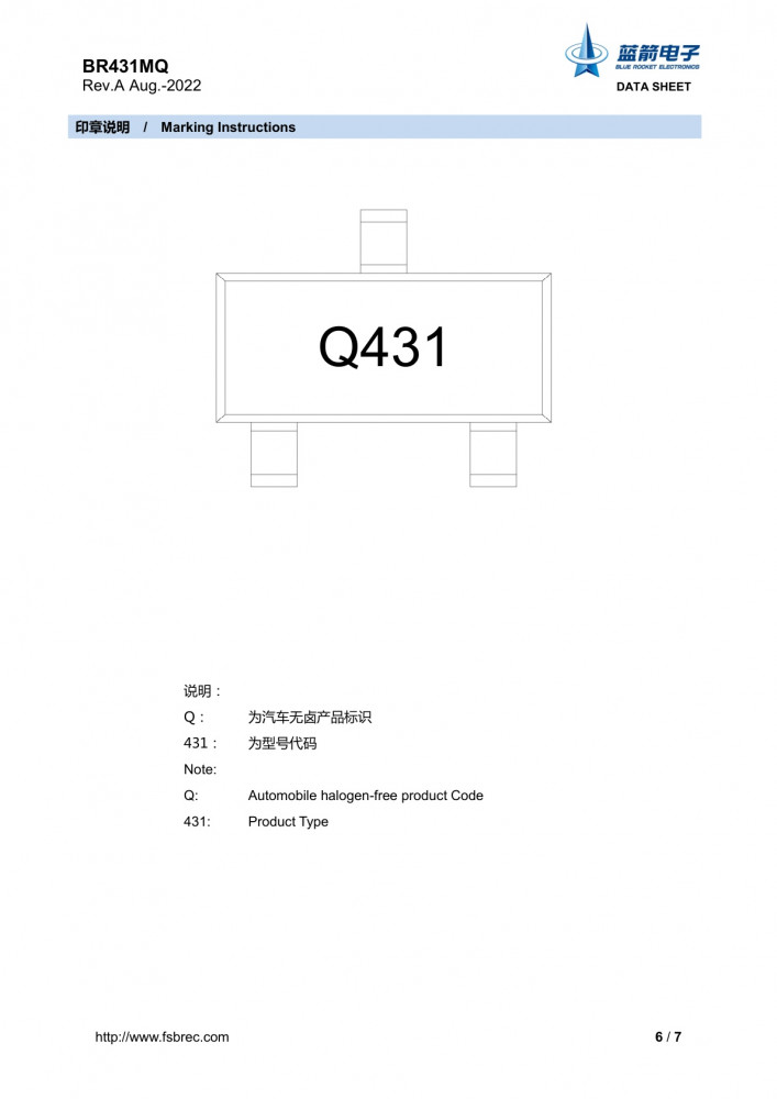 BR431MQ datasheet page 6