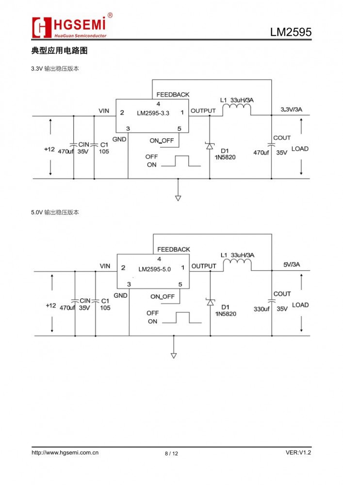 LM2595 datasheet page 8
