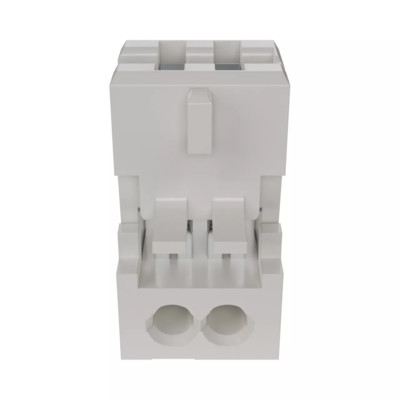 Appli-Mate RAST 2.5 IDT Housing, 2.50mm Pitch, Female, 2 Circuits, Beaded Terminal, Position Keys A & C Removed, 1 Open and 1 Slotted Endwall for sale