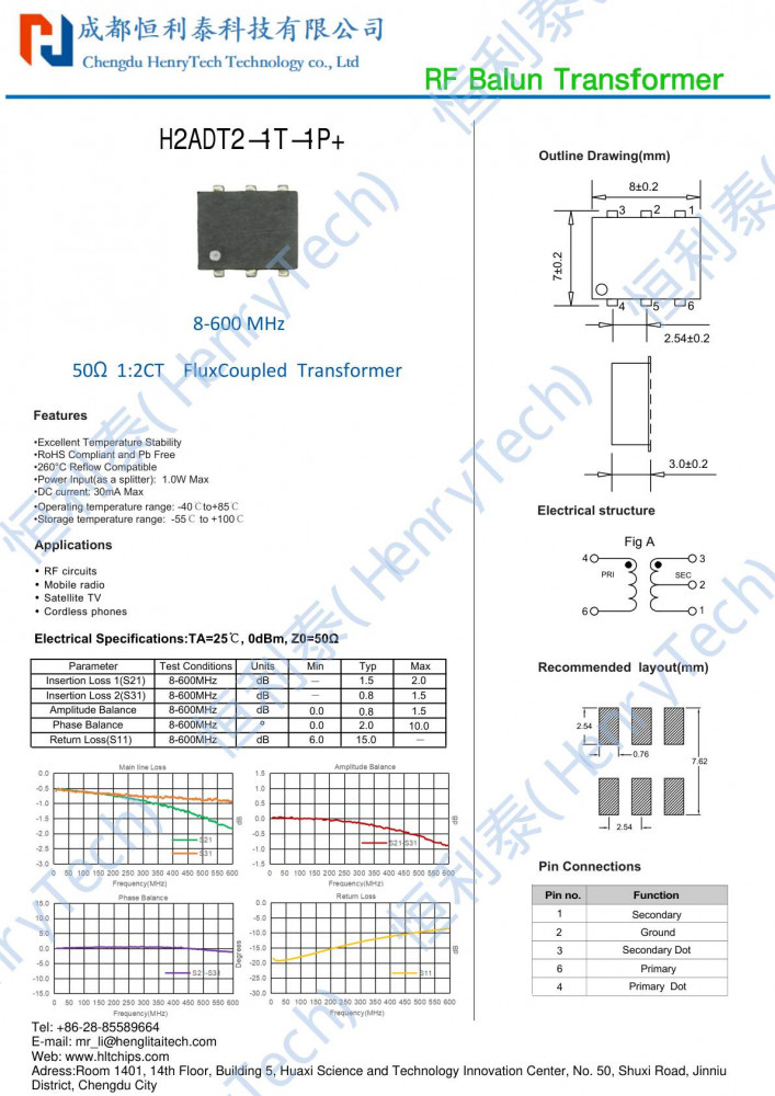 H2ADT2-1T-1P+ technical document page