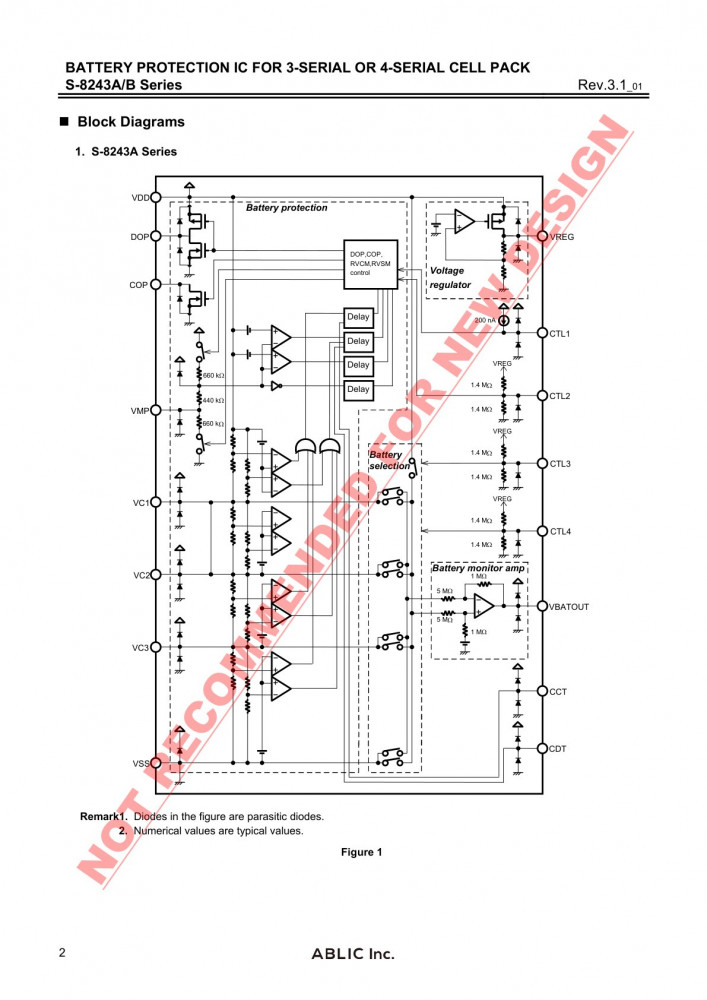 S-8243A/B datasheet page 2