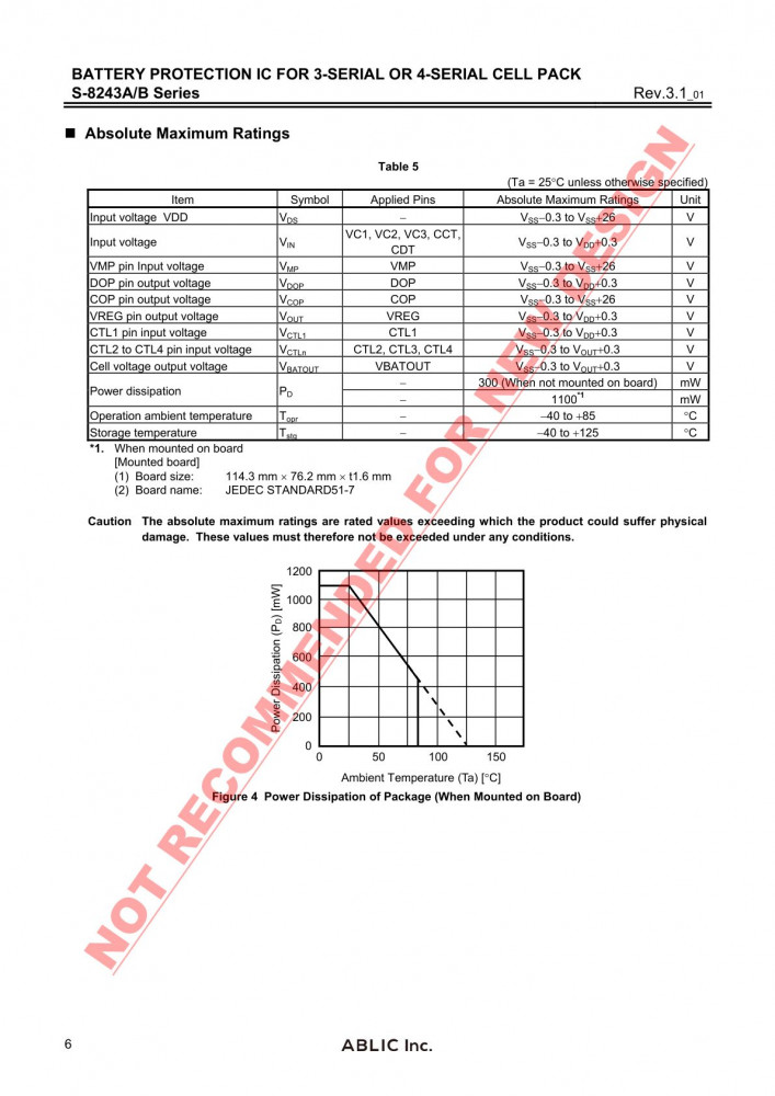 S-8243A/B datasheet page 6