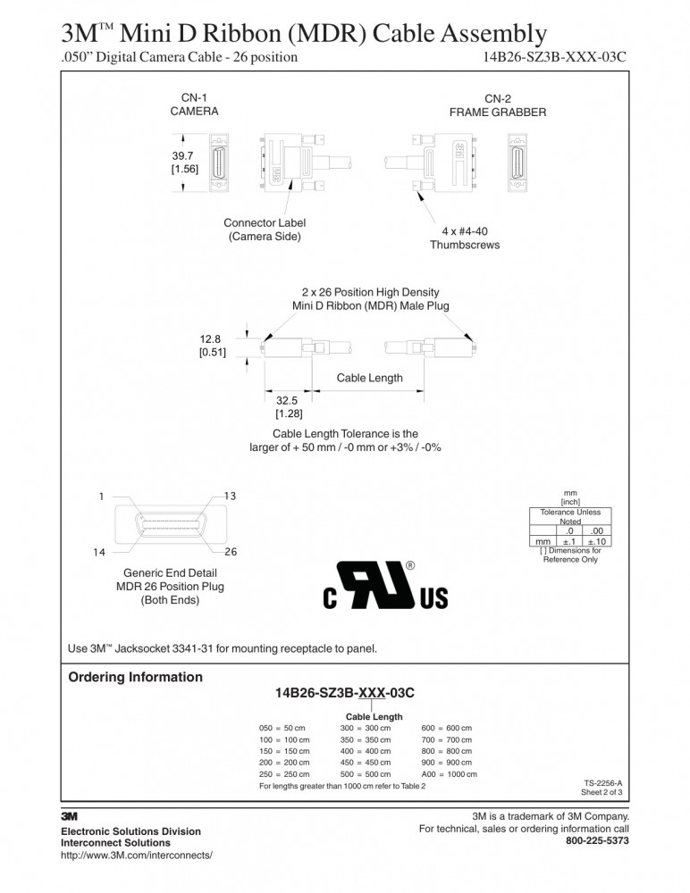 3M TS-2256-A datasheet page 2