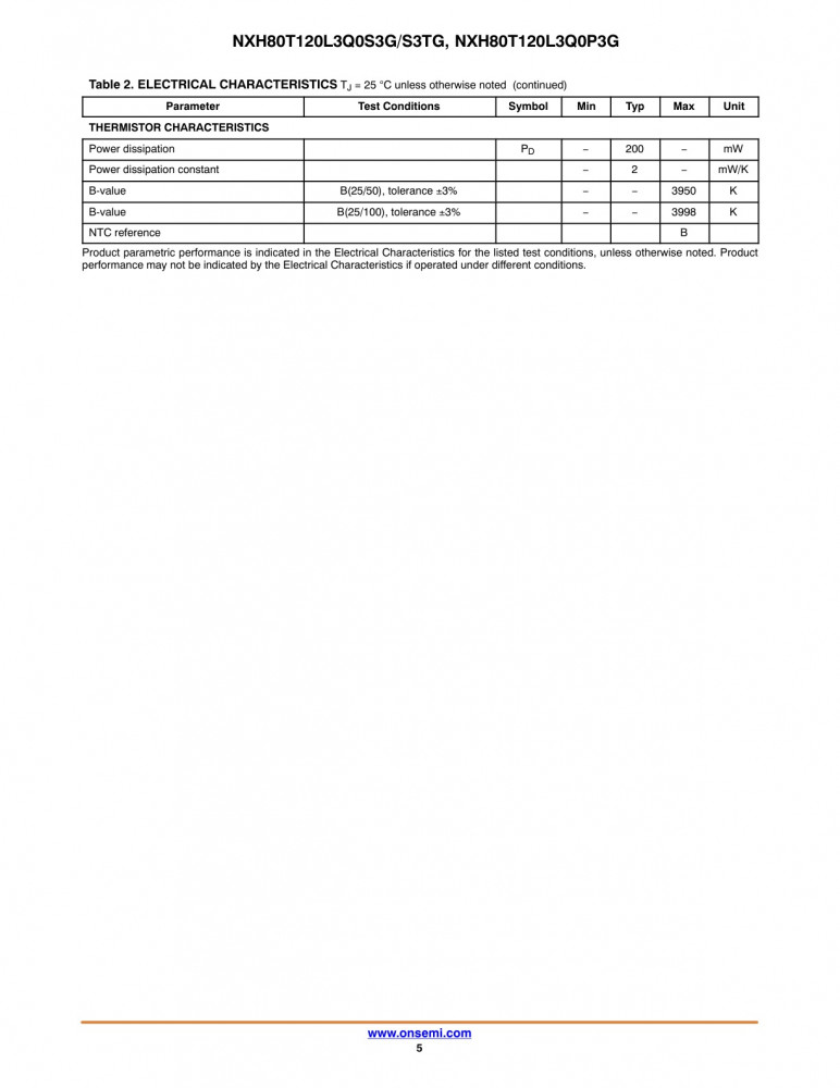 NXH80T120L3Q0 datasheet page 5