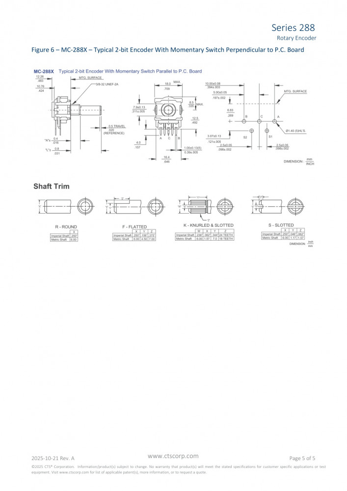 LEA NETWORKS Series 288 technical document page 5