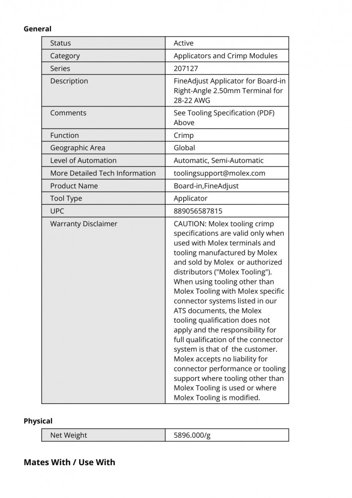 MOLEX 639041800 document page 2