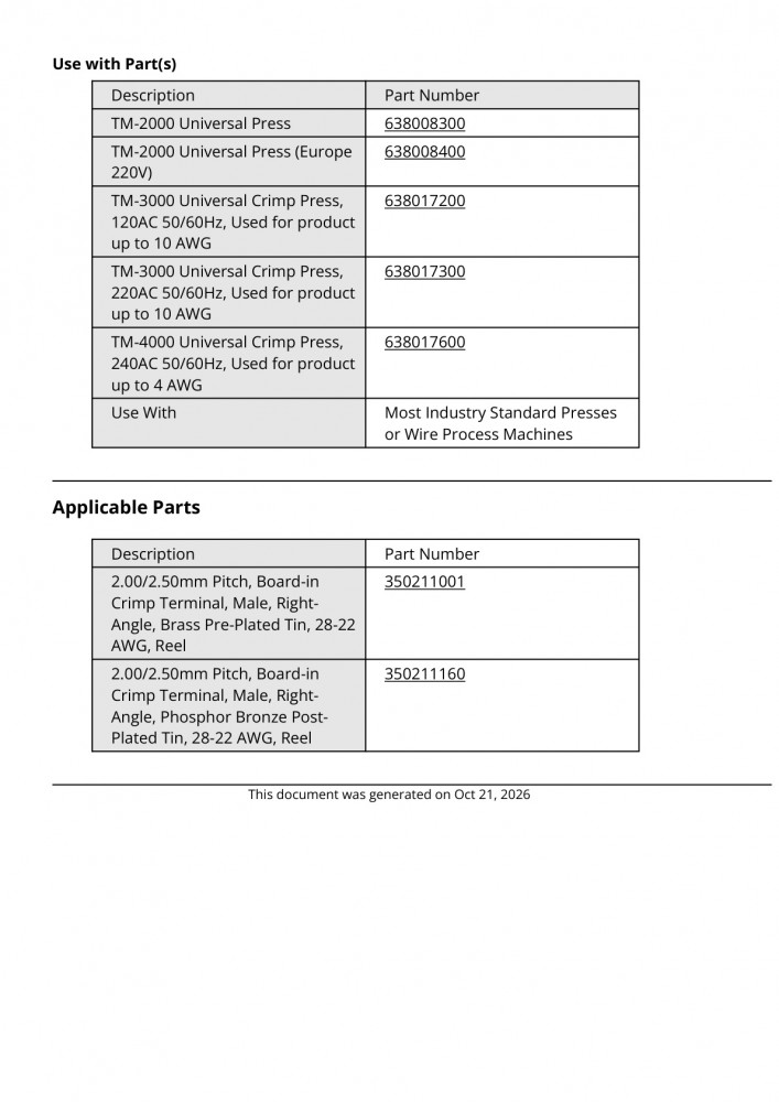 MOLEX 639041800 document page 3