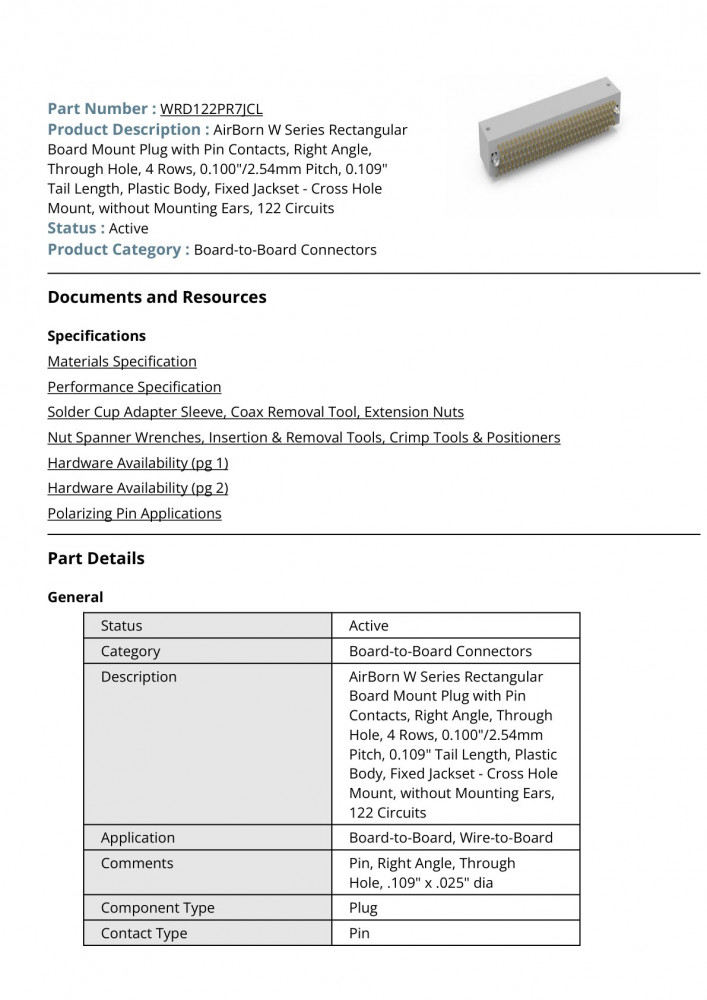 WRD122PR7JCL technical document image 1