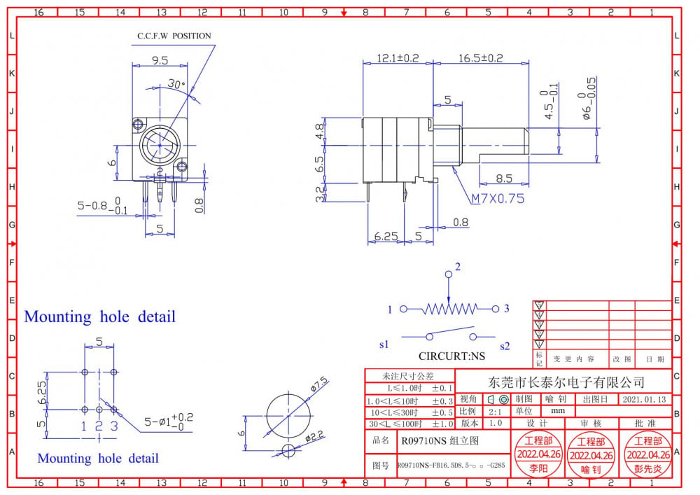 CTR R09710NS resistance taper page 4