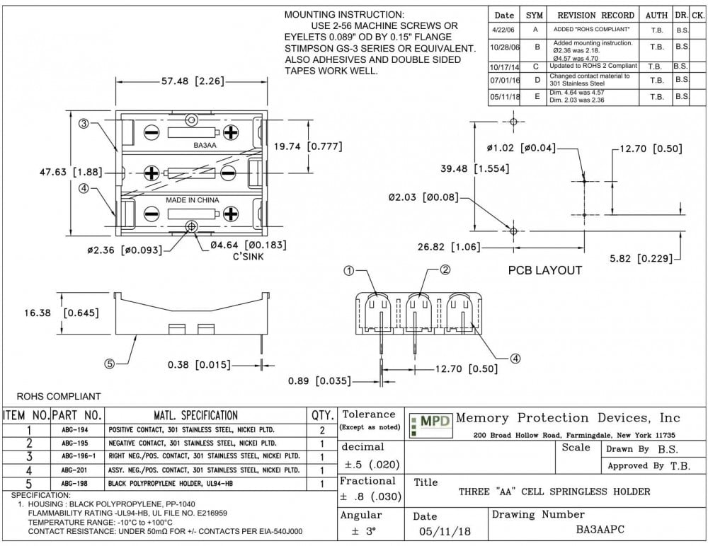 BA3AAPC technical drawing document preview