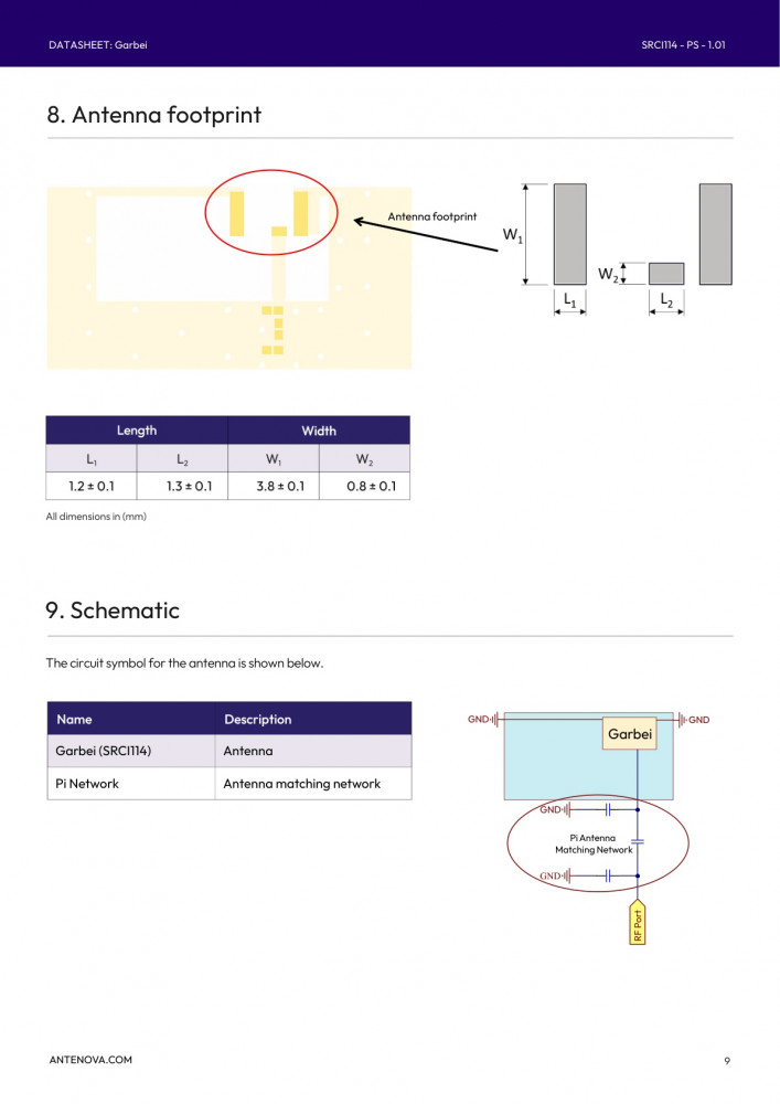 Garbei SRCI114 datasheet page 9