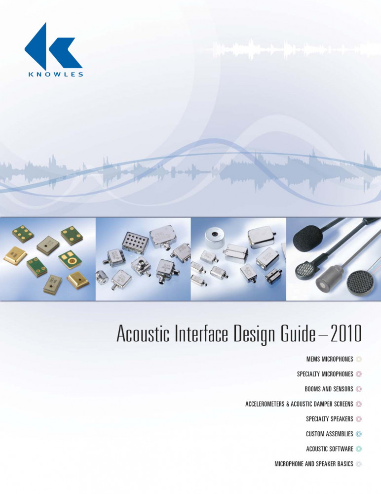 Knowles acoustic interface guide page 1