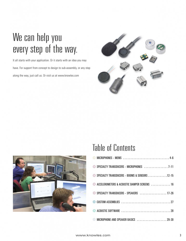 Knowles acoustic interface guide page 3