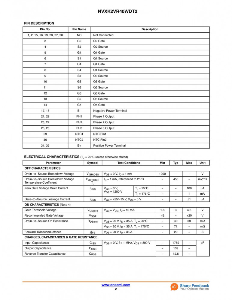 NVXK2VR40WDT2 datasheet page 2