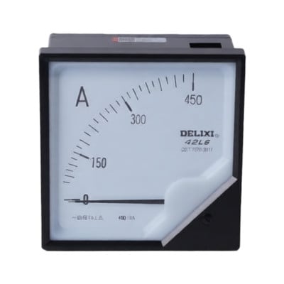 Delixi Electric 42L6A2000 Analog Panel Ammeter Chip for Electrical Current Measurement
