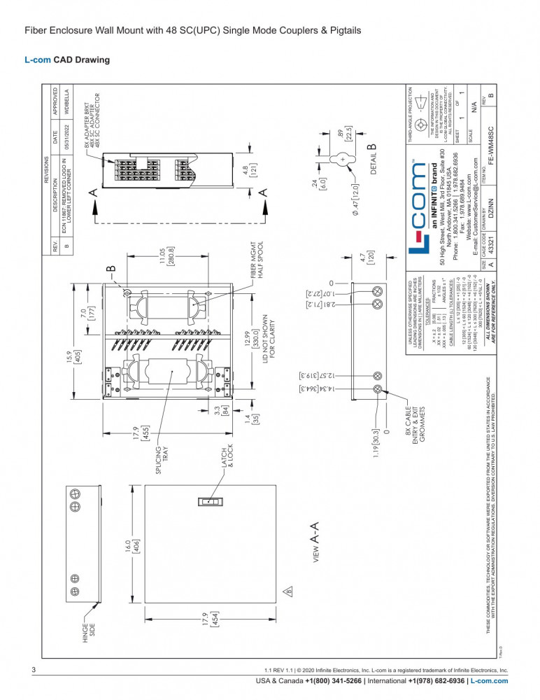 FE-WM48SC technical document page 3