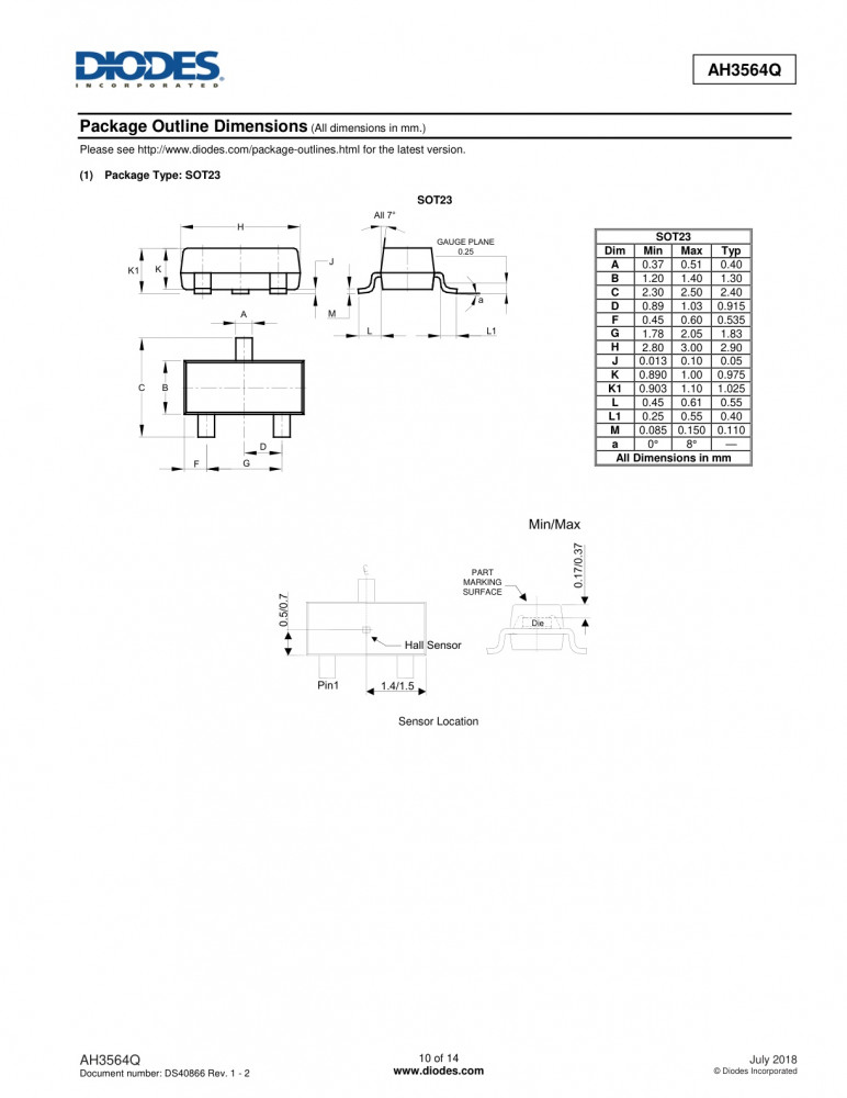 AH3564Q datasheet page 10
